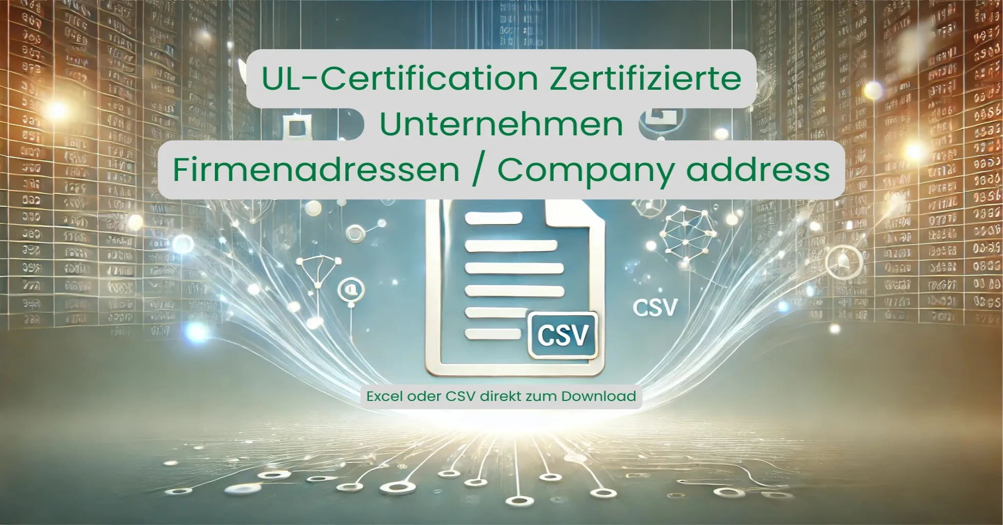 Liste UL-Certification Zertifizierte Unternehmen in Deutschland - Excel ...